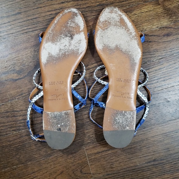 Visconti & Du Reau | Shoes | 299 Visconti Du Reau Blue Snake Fringe ...